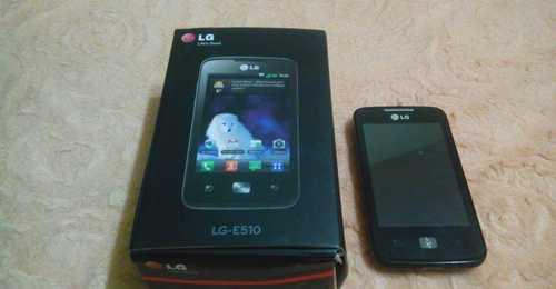LG E510 Optimus Hub и акб BL-44JN 3.7V 1500mAh