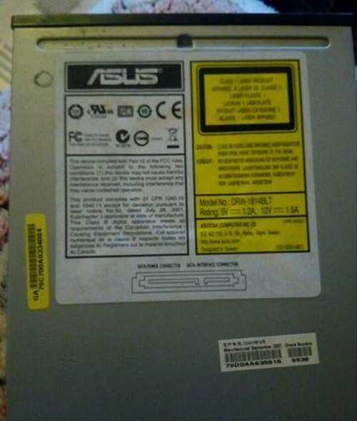 Asus dvd-rw DRW-1814BLT