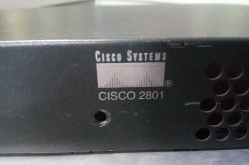 Маршрутизатор Cisco 2801+Модуль Cisco hwic-4ESW