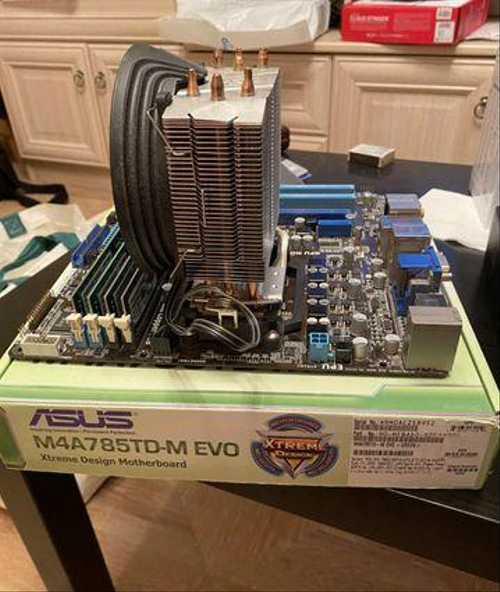 Amd phenom ii x6 1090t+asus m4a785td-m+ddr16gb+gam