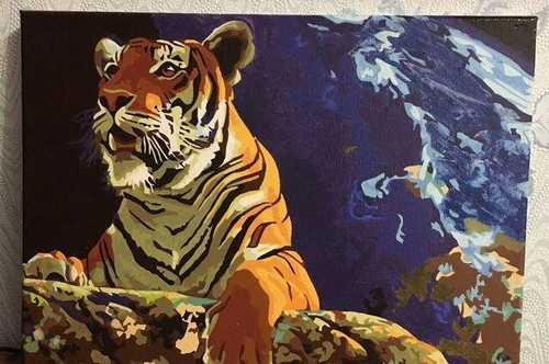 Картины «Тигр» и «Жар птица»