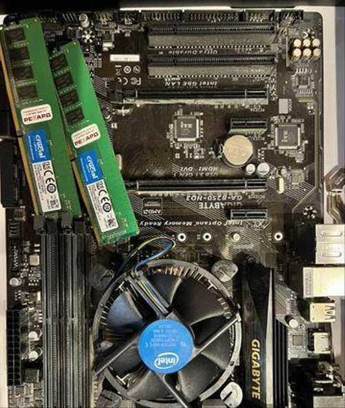 I5 7400 + Gigabyte GA-B250-HD3