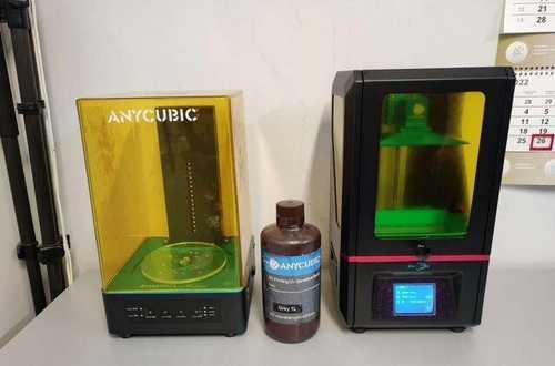 3D принтер Anycubic LCD Photon и Wash and Cure