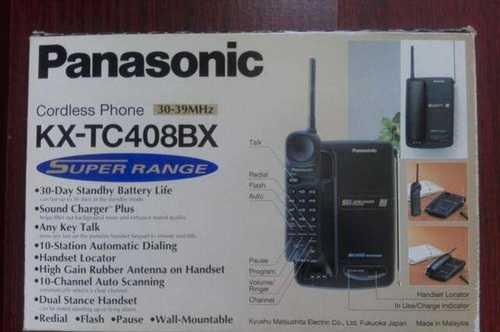 Радиотелефон Panasonic KX-TC408BX