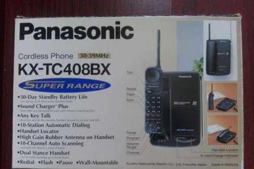 Радиотелефон Panasonic KX-TC408BX