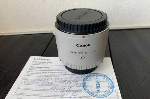 Canon extender EF 1.4x III