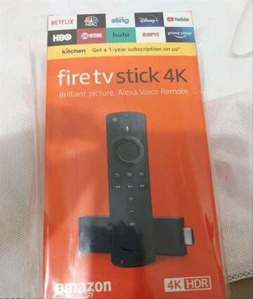 Amazon Fire TV Stick 4K тв-приставка (Новая)