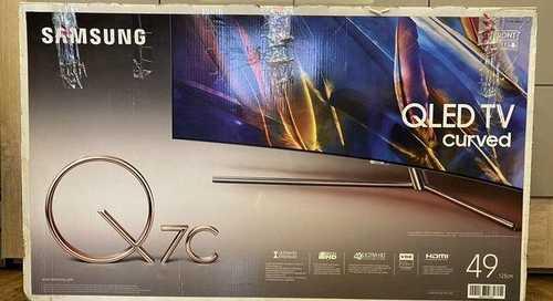 Телевизор Samsung QE49Q7camu. Разбита матрица