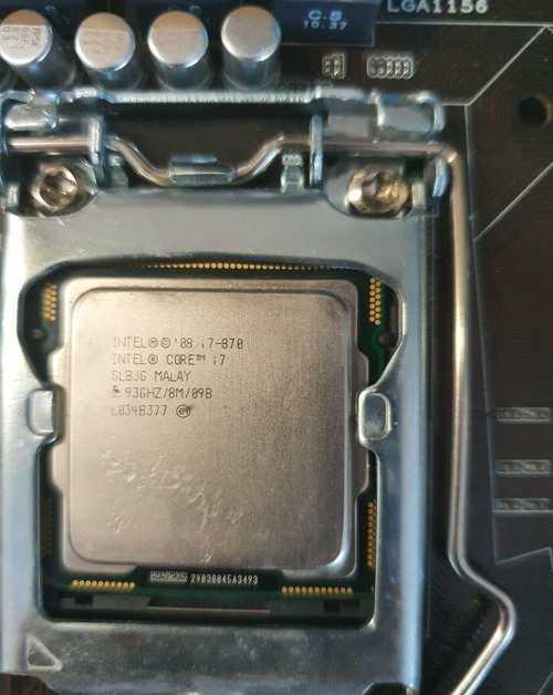 I7 870 плюс мать asus p7p550 e lx