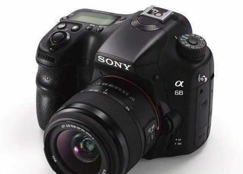 Фотоаппарат Зеркальный Sony A68 Kit + Объективы