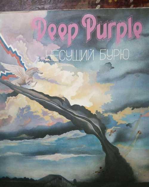 Виниловый диск группы Deep purple. Несущий бурю