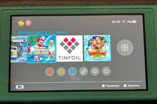 Nintendo switch lite прошитая sx os
