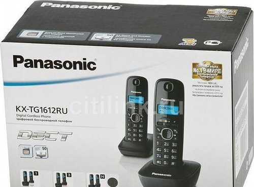 Радиотелефон IP-телефония Panasonic KX-TG1611RU