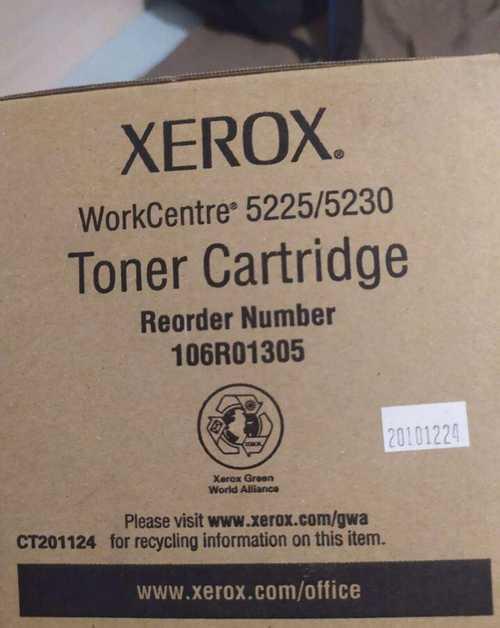 Тонер-картридж Xerox 106R01305 для Xerox WC5225/52