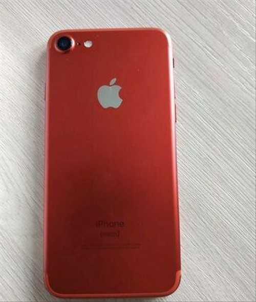 iPhone 7 red 128гБ