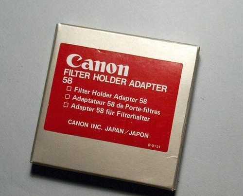 Canon держатель для фильтров 58мм