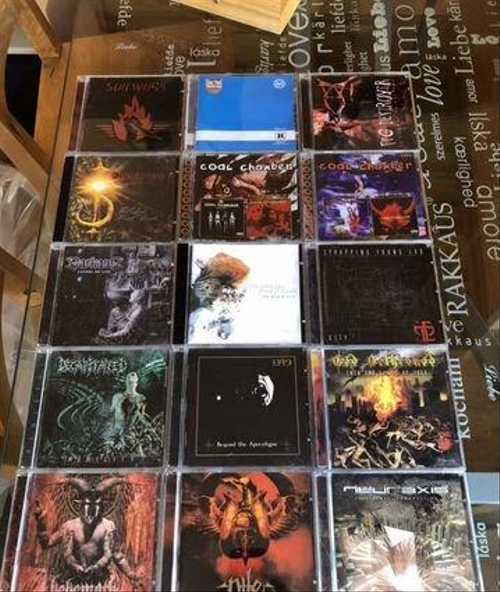 Лицензионные альбомы на CD: death, black, alt и др