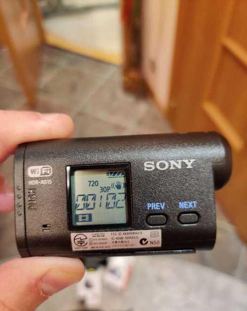 Видеокамера Sony HDR-AS15 720