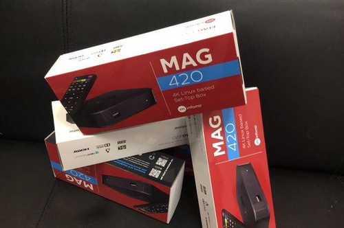 TV приставка MAG-420 (поддержка 4k)