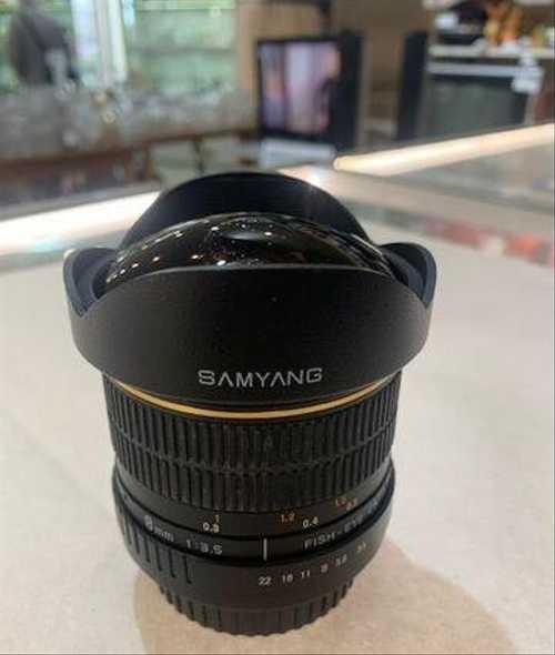 Фотообъектив Samyang 8mm f/3.5 fish-eye CS Canon