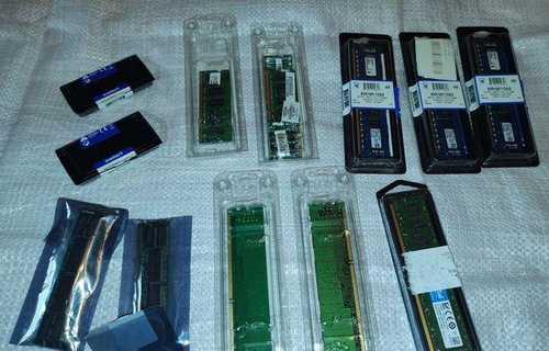 Модули памяти для сервера-пк-ноутбука DDR2 DDR3