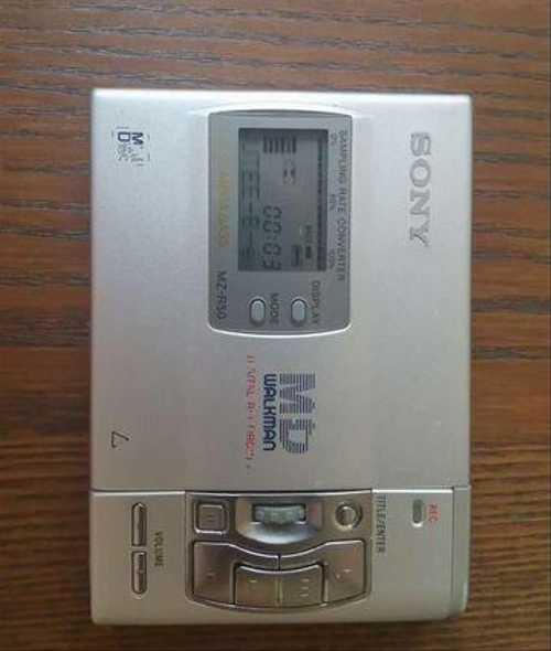 Минидиск рекордер Sony MZ-R50 и пульт
