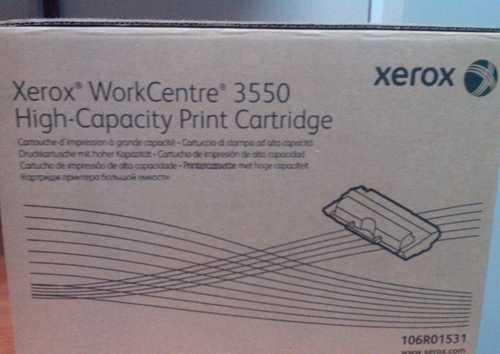 Картриджи оригинальные Xerox 3550 / 106R01531