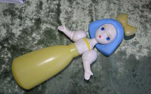 Мальвина. Винтажная игрушка пластм, СССР, 60е