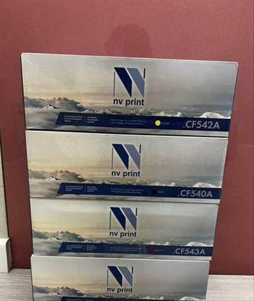 Картридж nv print cf540a/cf541a/cf542a/cf543a