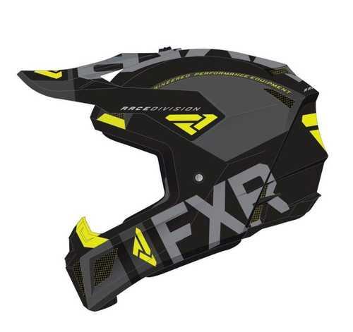 Шлем FXR Clutch Evo Black/Char/Hi Vis 2020