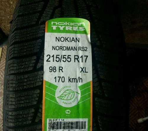 215/55/17 Nokian Nordman rs2.