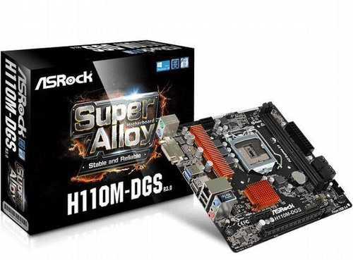 Материнская плата ASRock H110M-DGS R3.0
