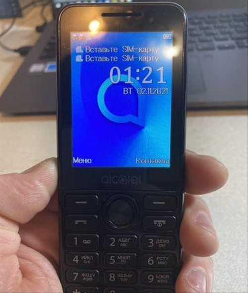 Alcatel 2003D (dark grey) тёмно-серый