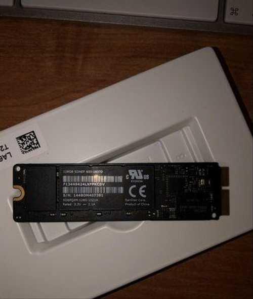 SSD 128 Gb для MacBook Air A1465 A1466 MacBook Pro