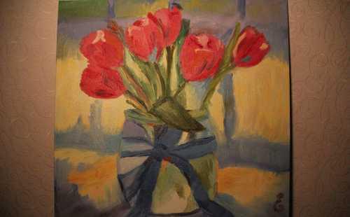Картина "Тюльпаны"