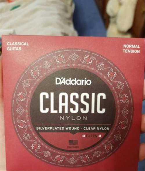 D'addario струны classic nylon