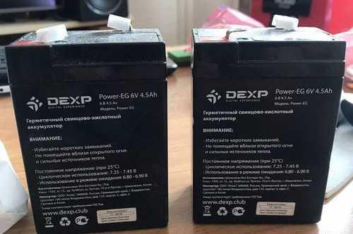 Свинцово-кислотный аккумулятор Dexp power-EG