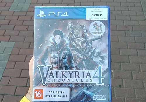 Valkyria Chronicles 4 PS4 новая, в плёнке