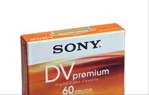 Видеокассета Sony miniDV Premium 60