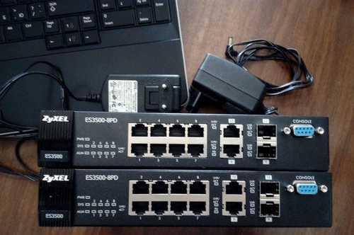 Ethernet коммутатор Zyxel es3500-8pd