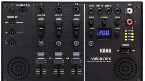 4-кан-ный аналоговый микшер Korg volca mix, новый