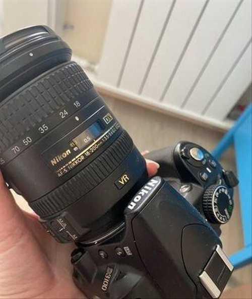 Зеркальный фотоаппарат nikon d3100 + объектив nikk