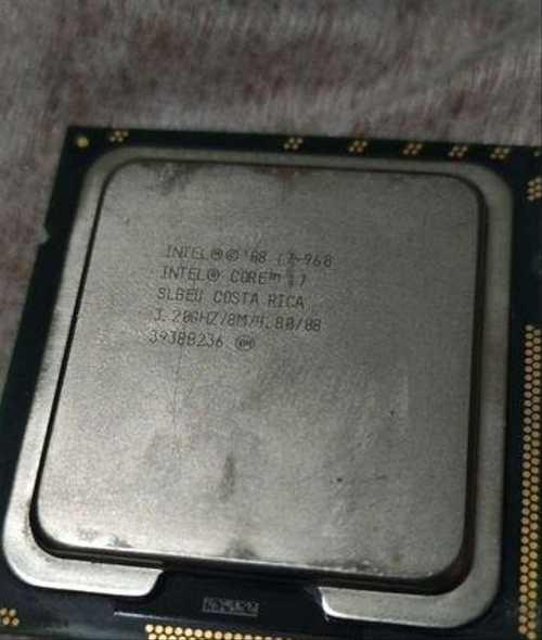 Процессор intel core i7 960
