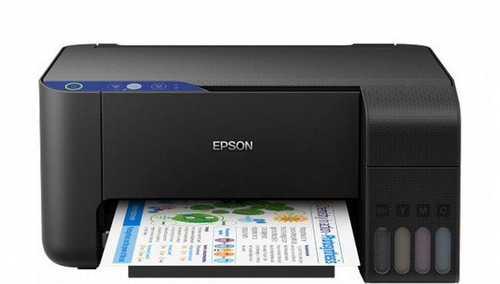 Мфу Epson L3111 с оригинальной снпч и чернилами