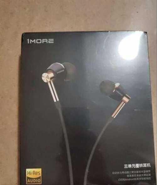 Новые Наушники 1more E1001 Triple Driver In-Ear