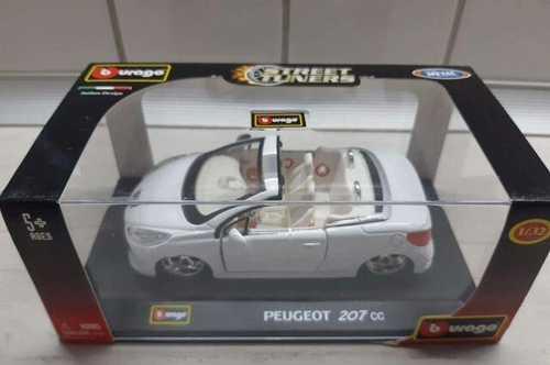 Модель автомобиля Peugeot 207cc 1:32