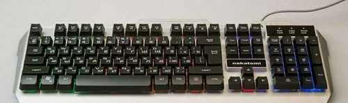 Игровая клавиатура Nakatomi KG-35U silver