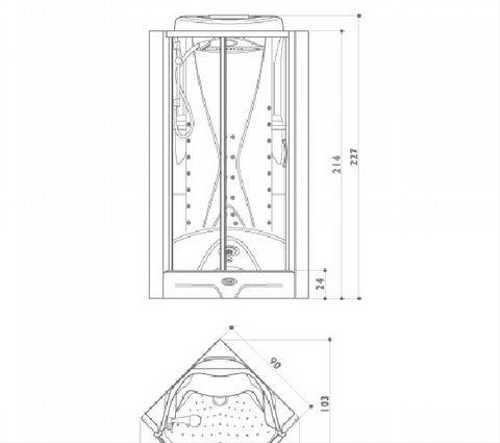 Душевая кабина Jacuzzi