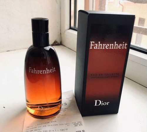 Духи мужские Dior Fahrenheit новые