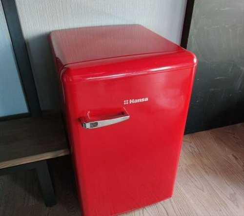 Холодильник hansa красный